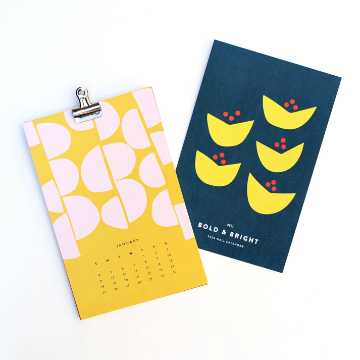 2026 Wall Calendar - BOLD & BRIGHT – DOZI