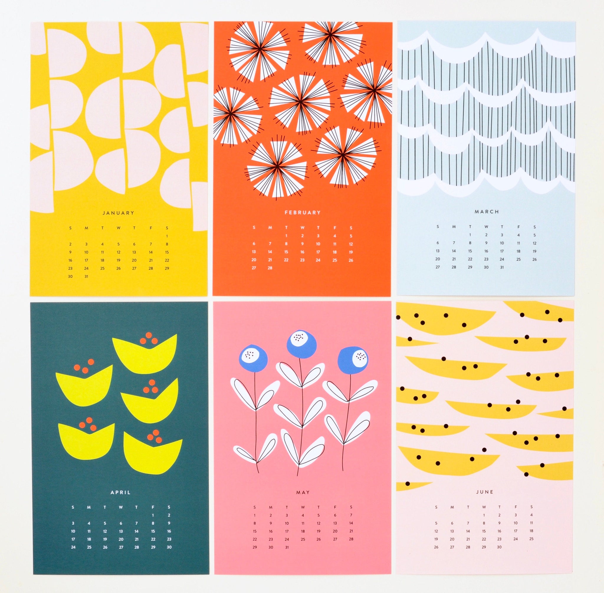 2024 Wall Calendar - BOLD & BRIGHT – DOZI